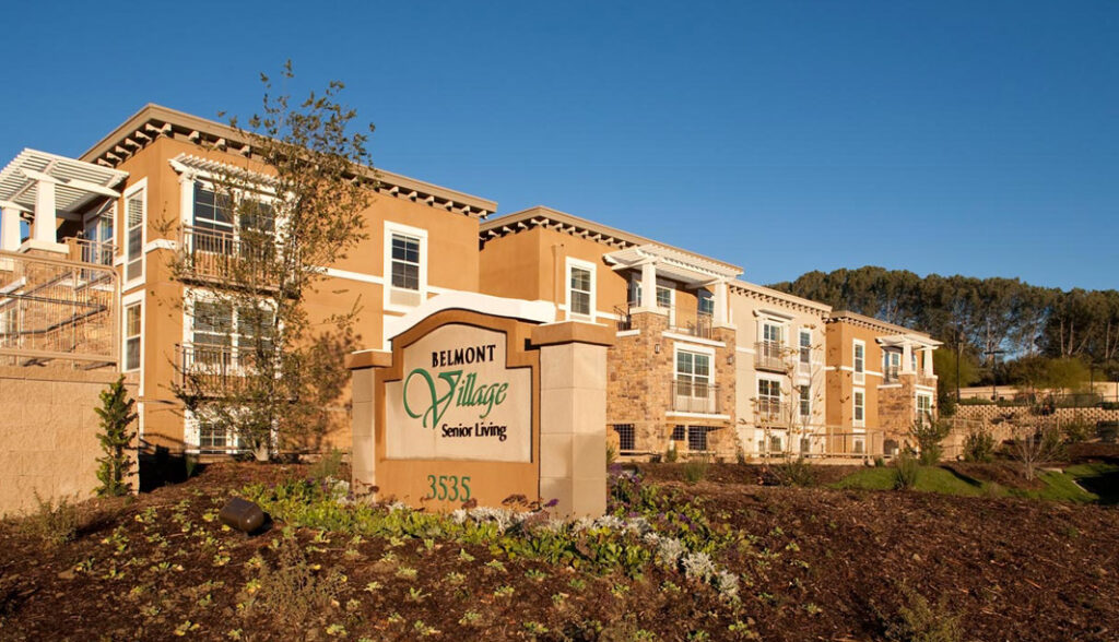 Belmont Village Senior Living - Charlaine Architectural Signage