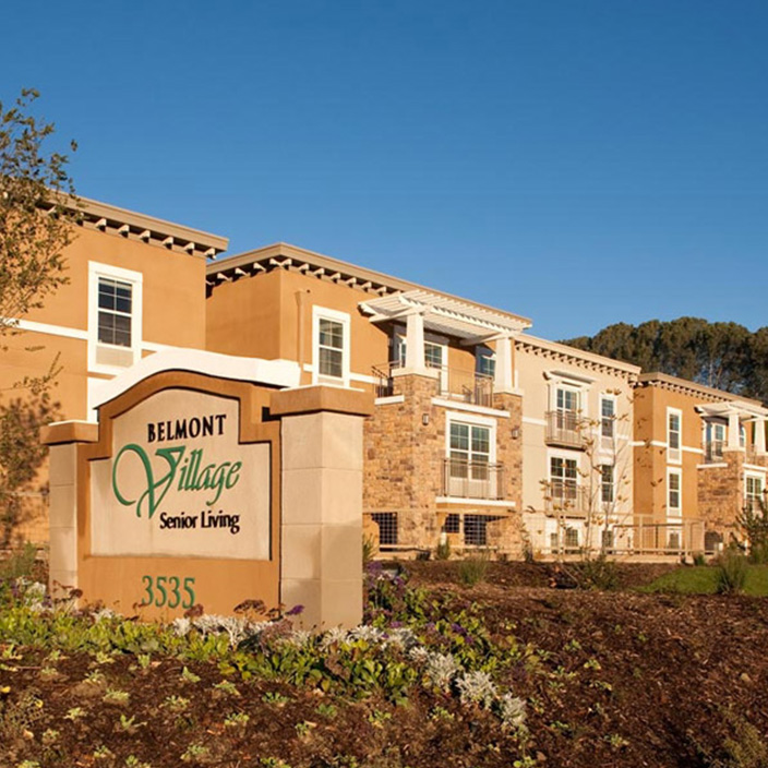 Belmont Village Senior Living - Charlaine Architectural Signage