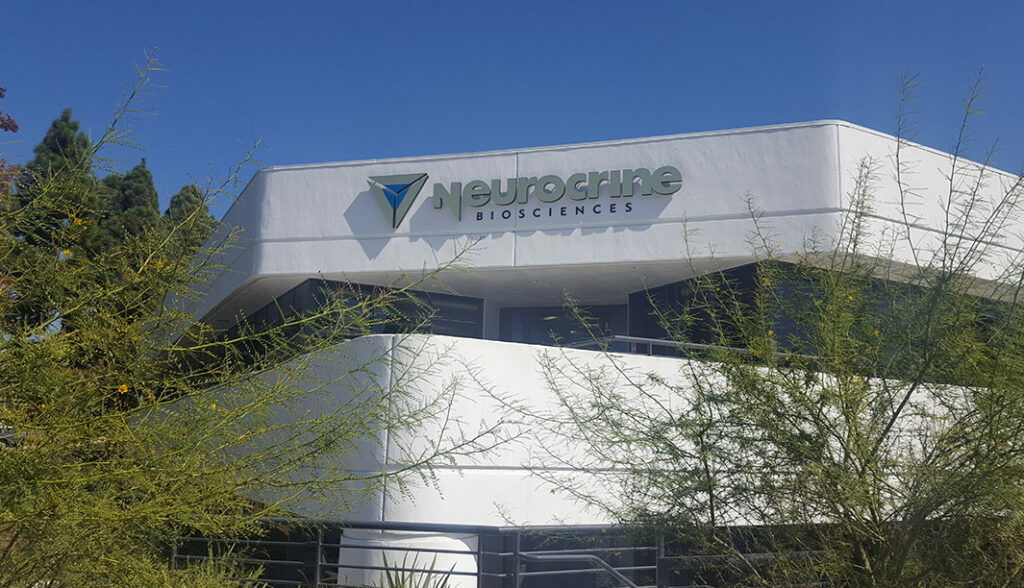 Neurocrine Biosciences - Charlaine Architectural Signage