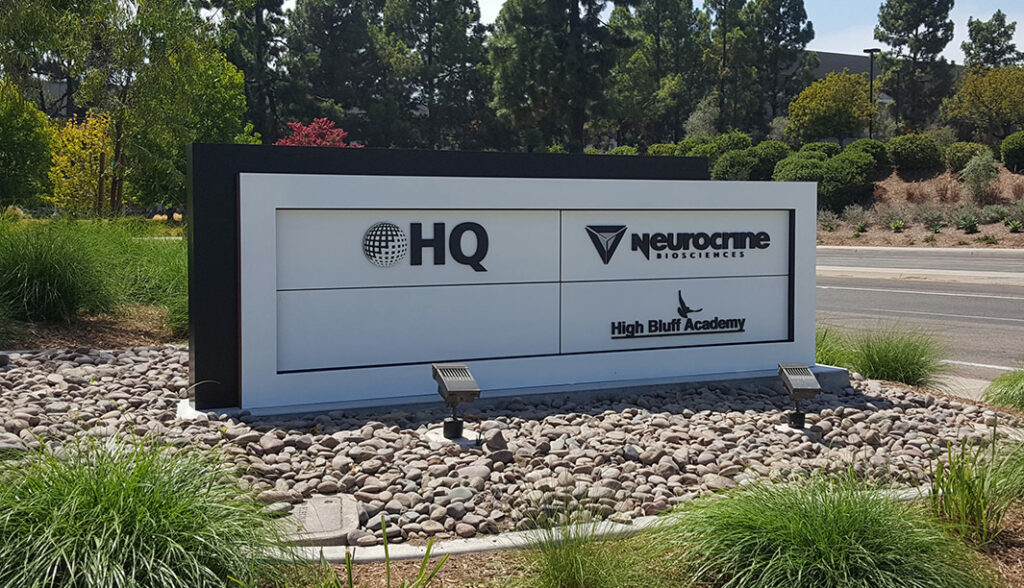 Neurocrine Biosciences - Charlaine Architectural Signage